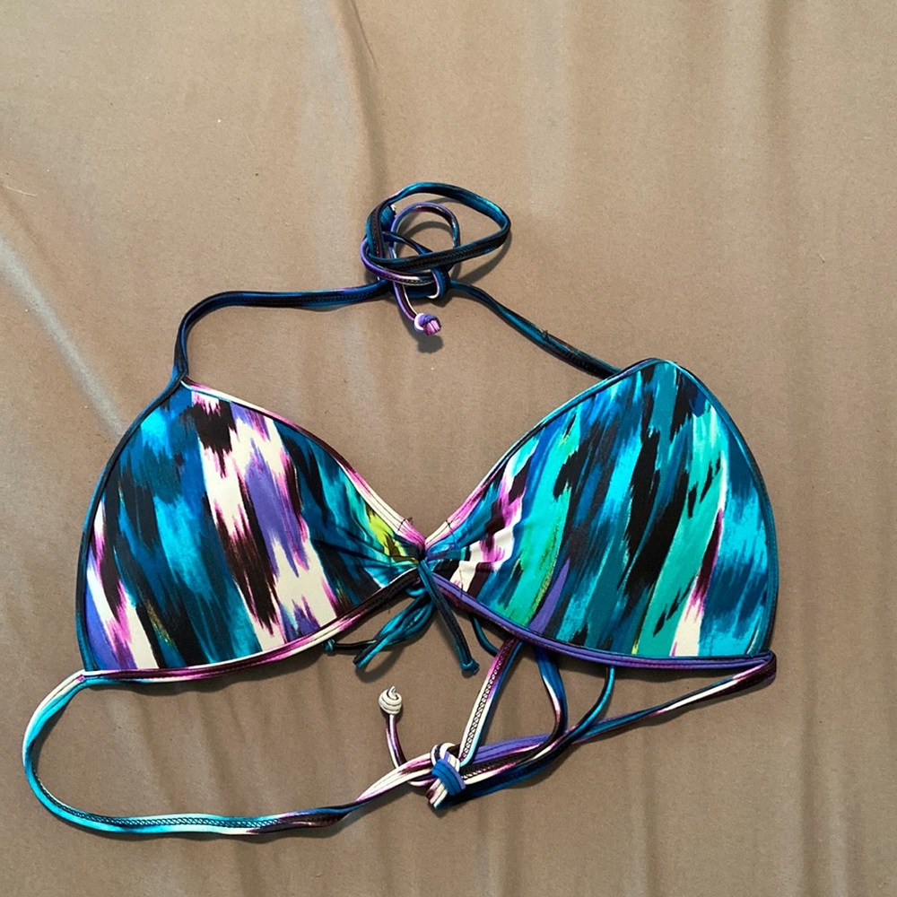 Eidon Watercolor Triangle Bikini Top - Gem Eidon Watercolor Triangle Bikini Top - Gem